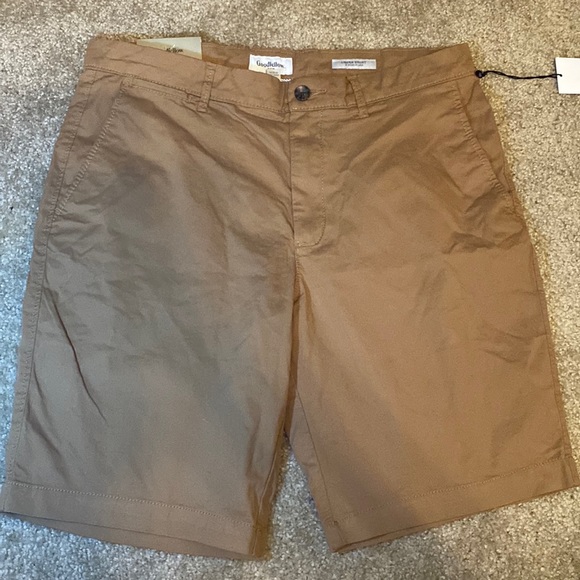 Goodfellow & Co | Shorts | Goodfellow Co Khaki Flatfront Shorts | Poshmark